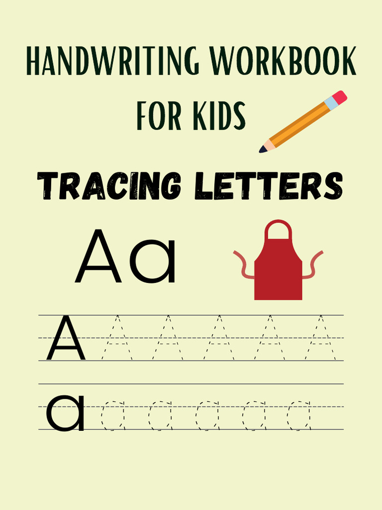 Tracing Each Letters (26 Pages) | PDF