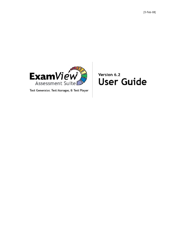 Examview Version6 Manual | PDF