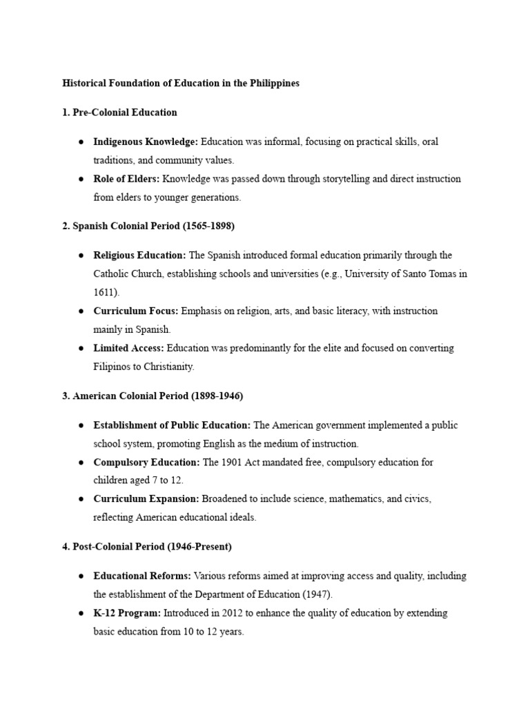 BSEd SS 1 1 EDUC 60 HISTORICAL FOUNDATION OF EDUCATION | PDF