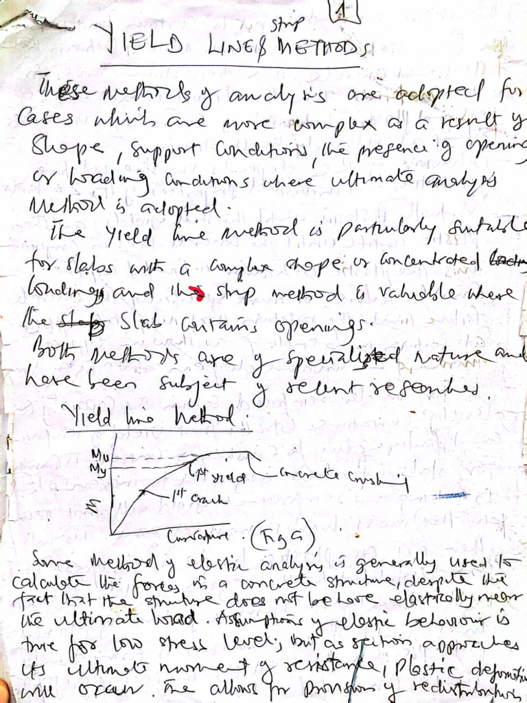 Yield Line and Strip Method | PDF