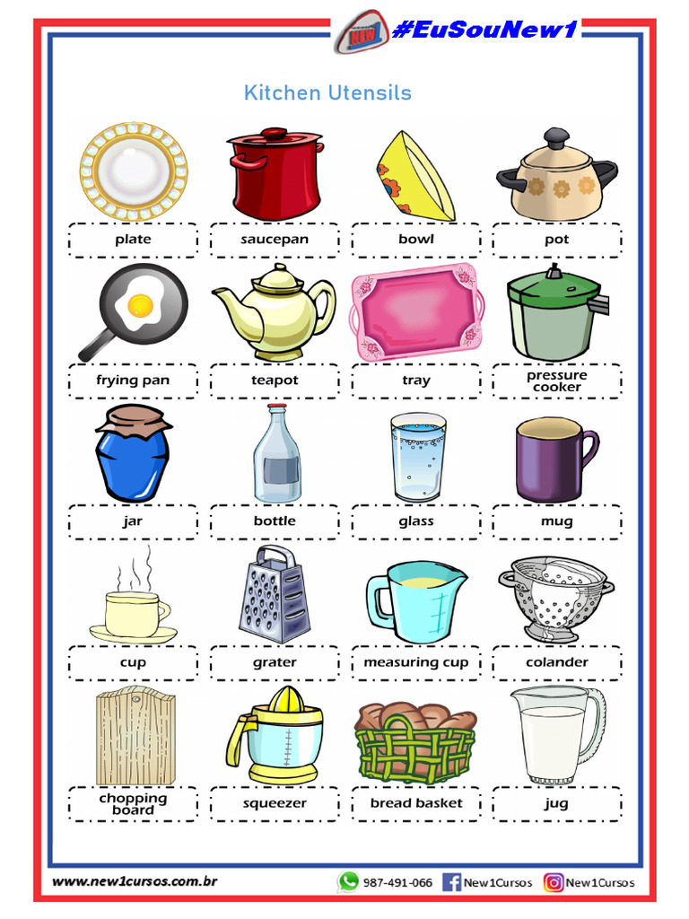 Kitchen Utensils 1 | PDF