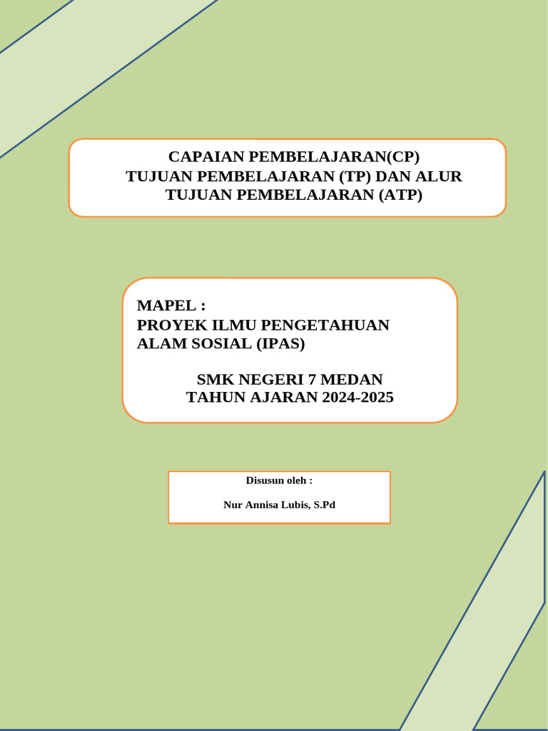 CP Dan Atp Ipas Fase e | PDF | Sejarah