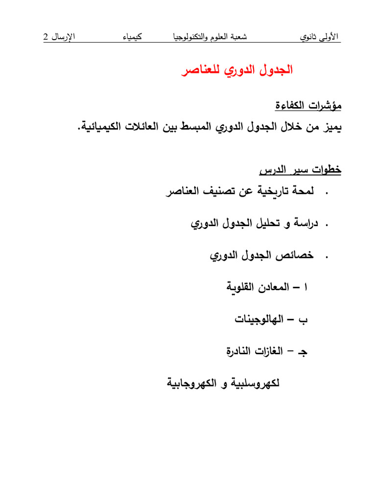 Tableau Period I Que | PDF