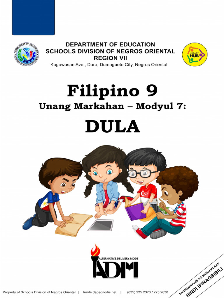FIL-9-Q-1-WK - 7 For Teacher | PDF | Philippines