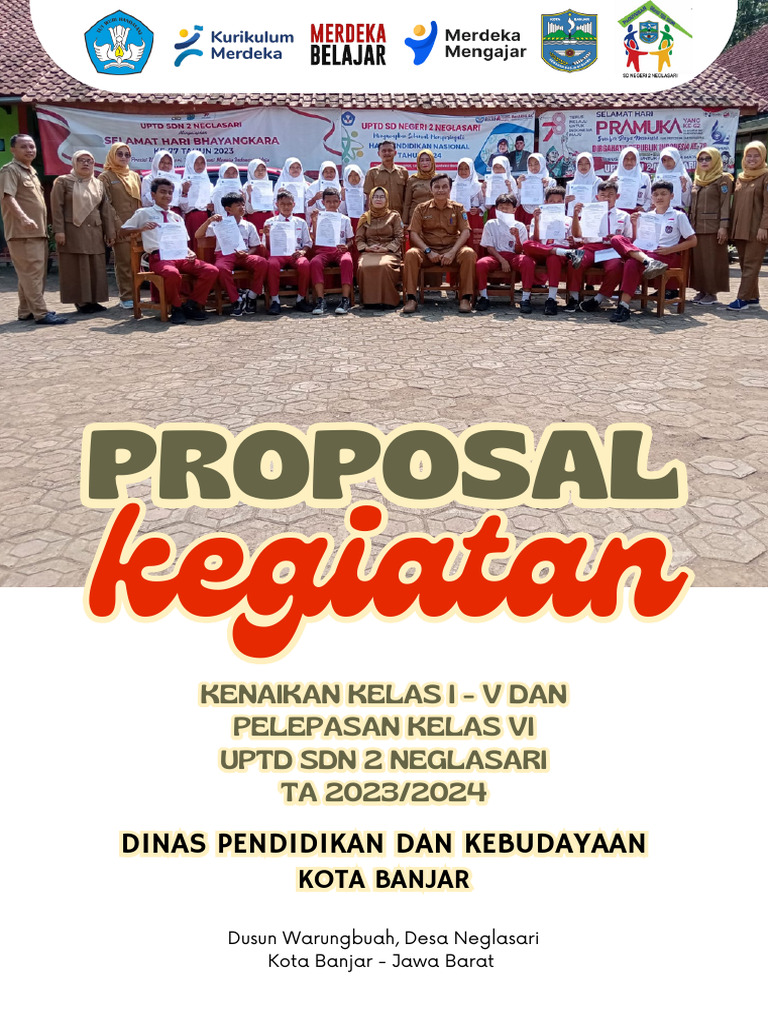Proposal Kenaikan Kelas Dan Pelepasan Kelas VI Final | PDF