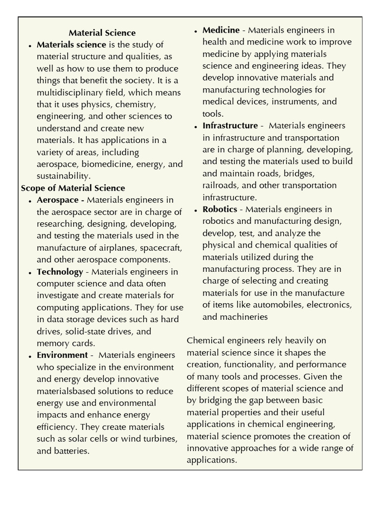 Material Science | PDF