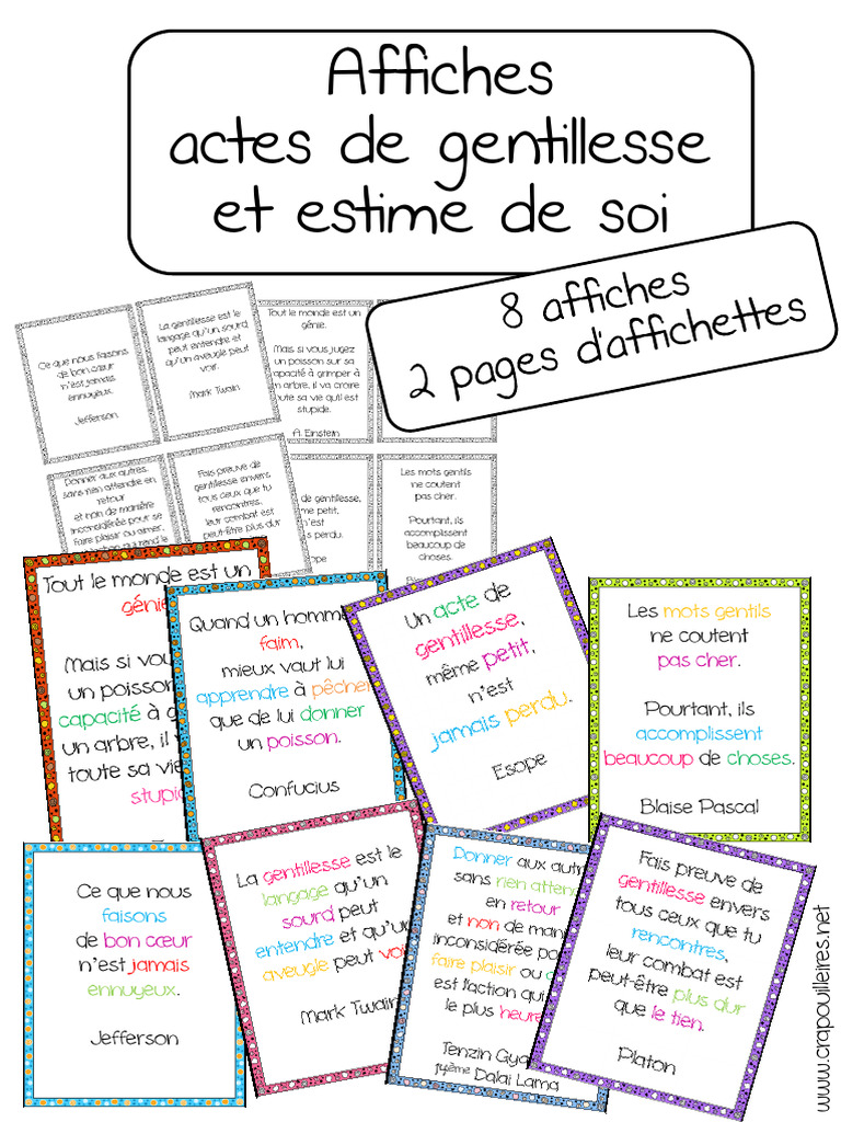 Affiches Actes de Gentillesse | PDF