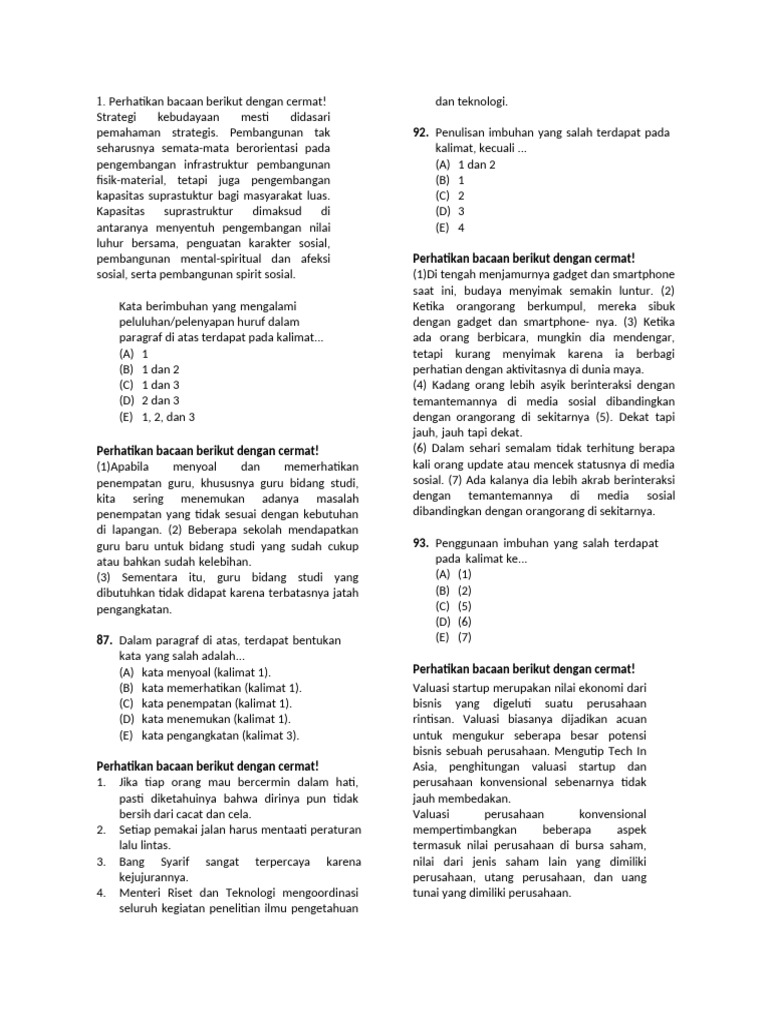 H20 Literasi | PDF