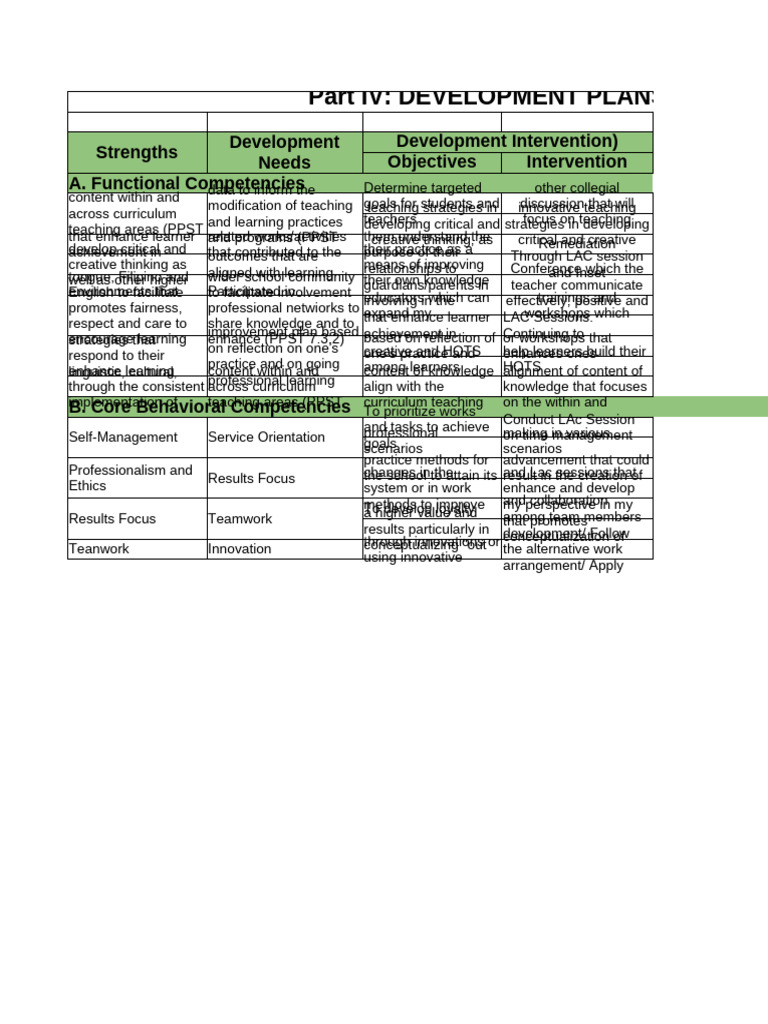 Developmental Needs Consolidation' | PDF