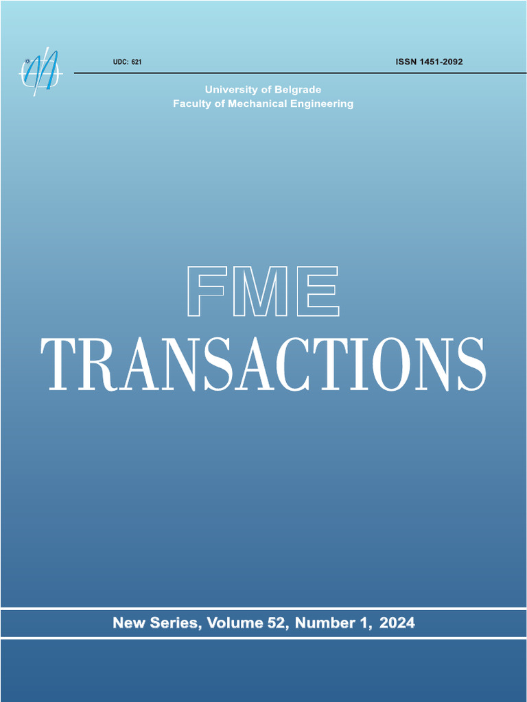 Contents Fme Vol 52-1 | PDF