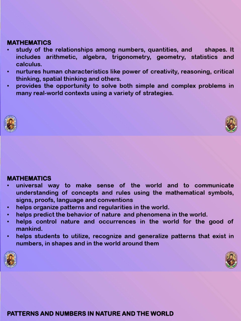 Mathematics in Our World | PDF