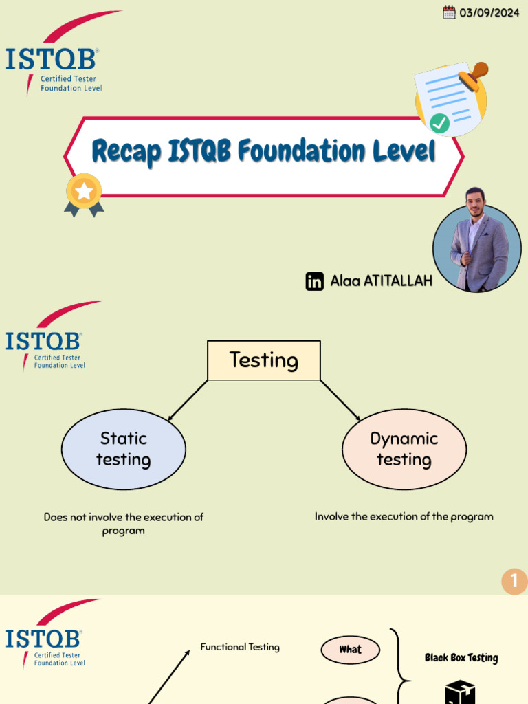 Recap ISTQB Foundation Level | PDF