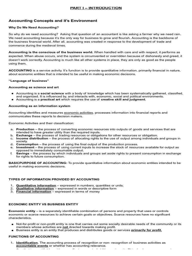 Basic Accounting Module 1 | PDF