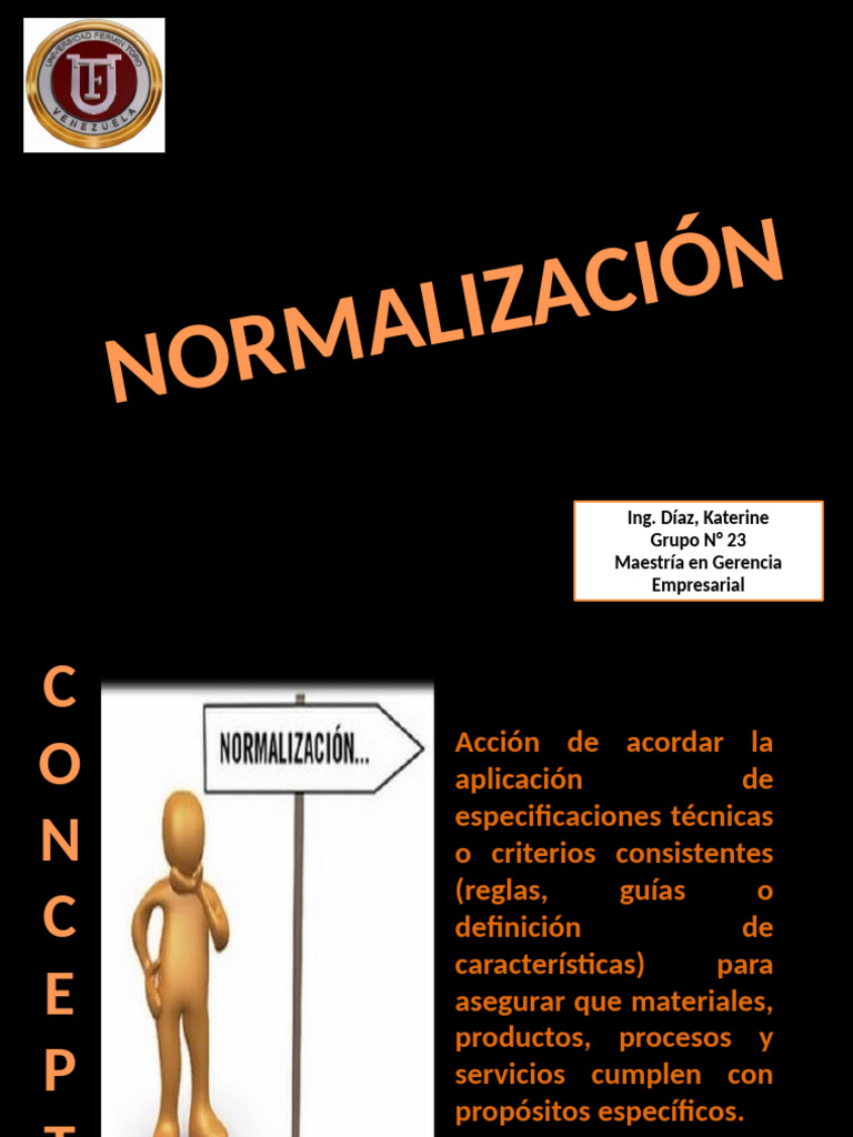 NORMALIZACION | PDF
