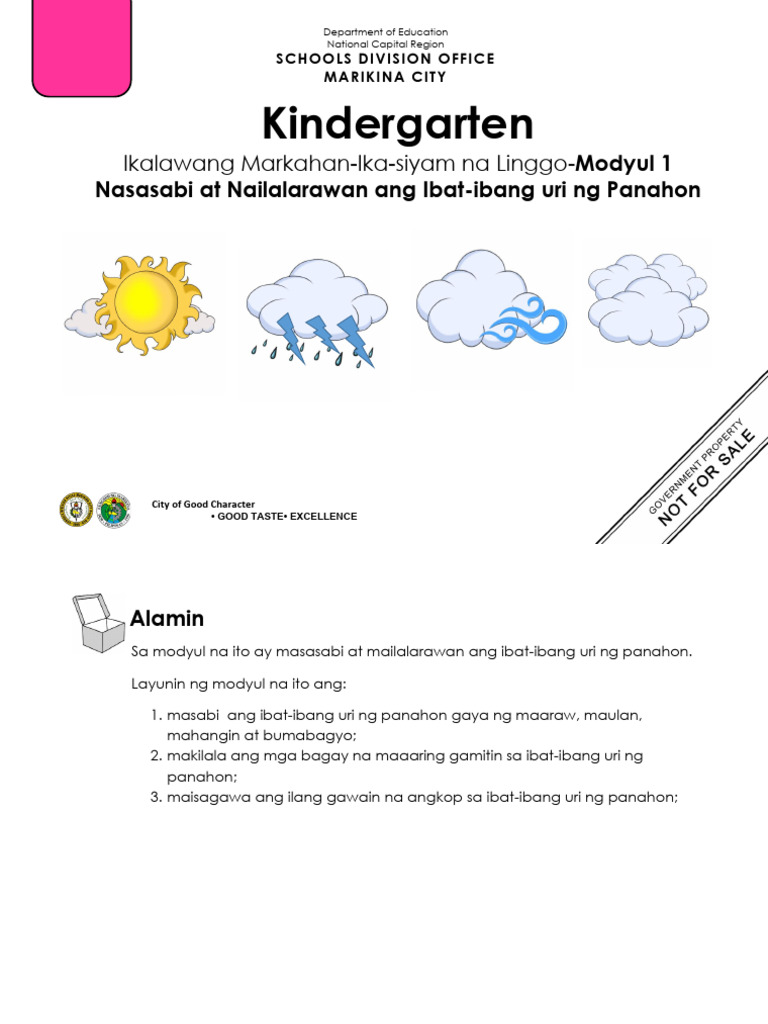 NCR-Q2-Week-9-Module-1-Ibat-Ibang Panahon | PDF