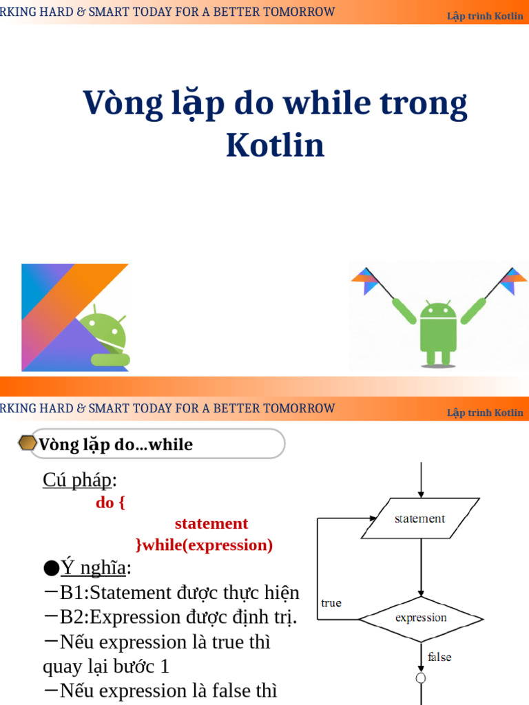 22-Vòng Lặp Do While Trong Kotlin | PDF