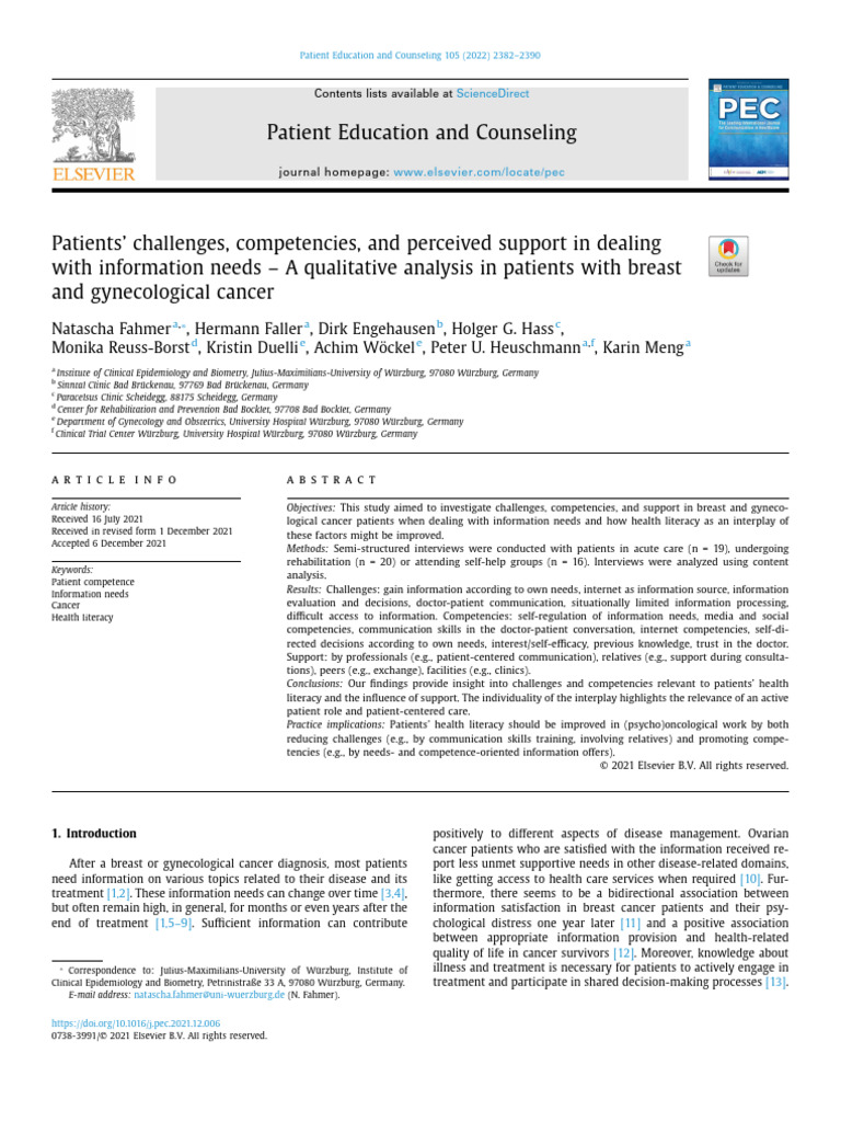 Fahmer Et Al 2022 | PDF
