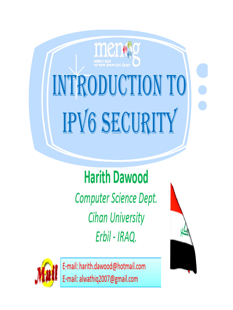 69-Introduction To Ipv6 Security | PDF