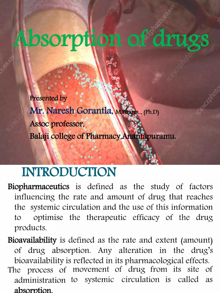 Absorption Ppt | PDF