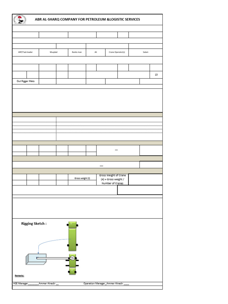 Lifting Plan For Lifting Generator | PDF | Crane (Machine ...