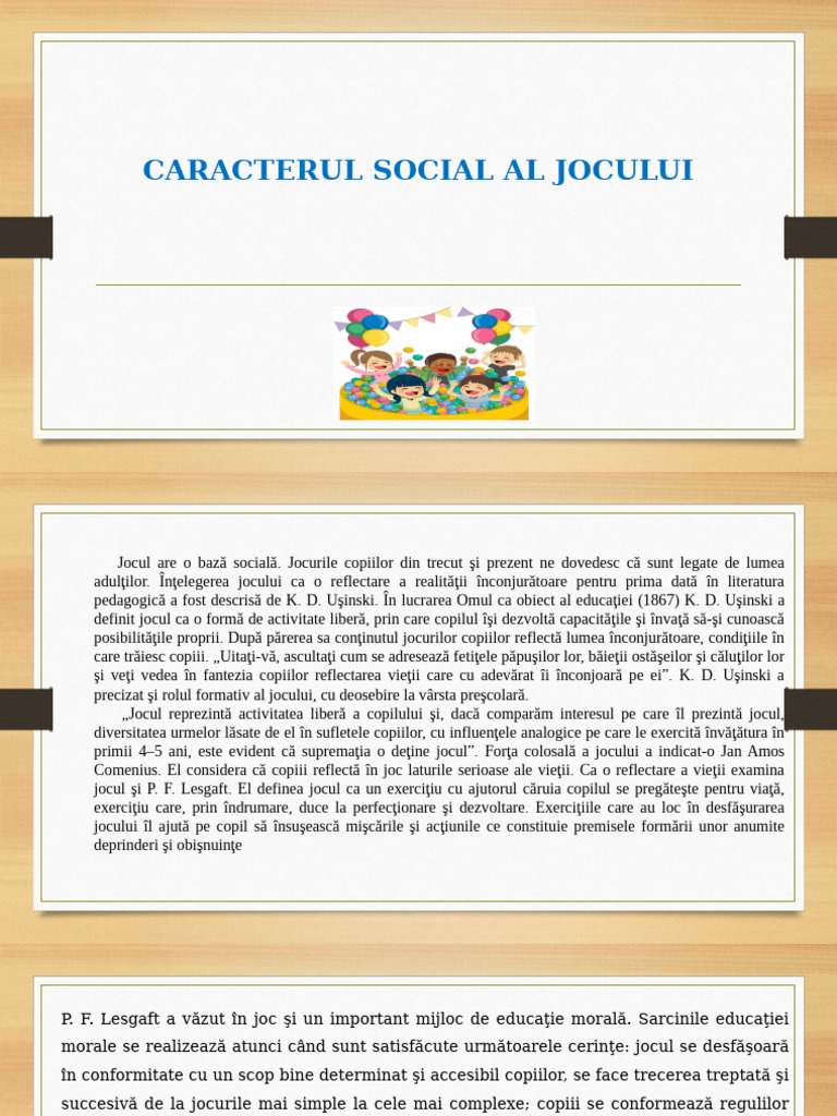 Caracterul Social | PDF