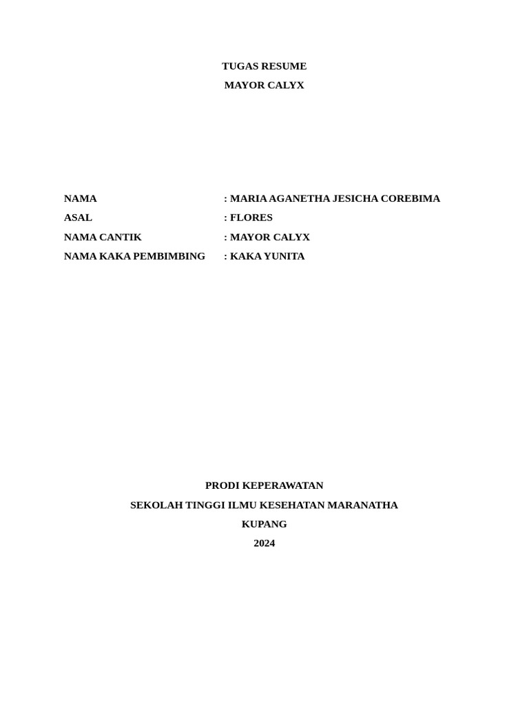 Tugas Resume.docx Maria | PDF