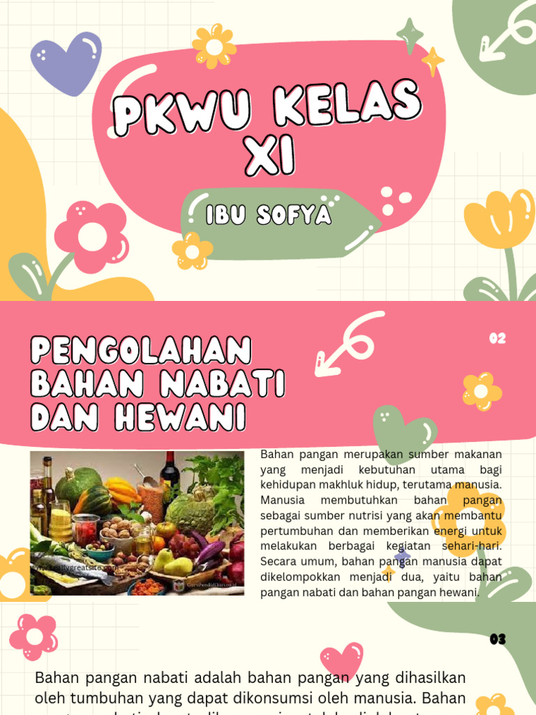 Pkwu Kelas Xi Bahan Nabati | PDF