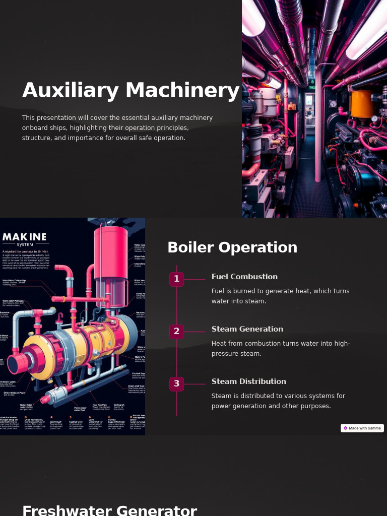 Auxiliary Machinery | PDF