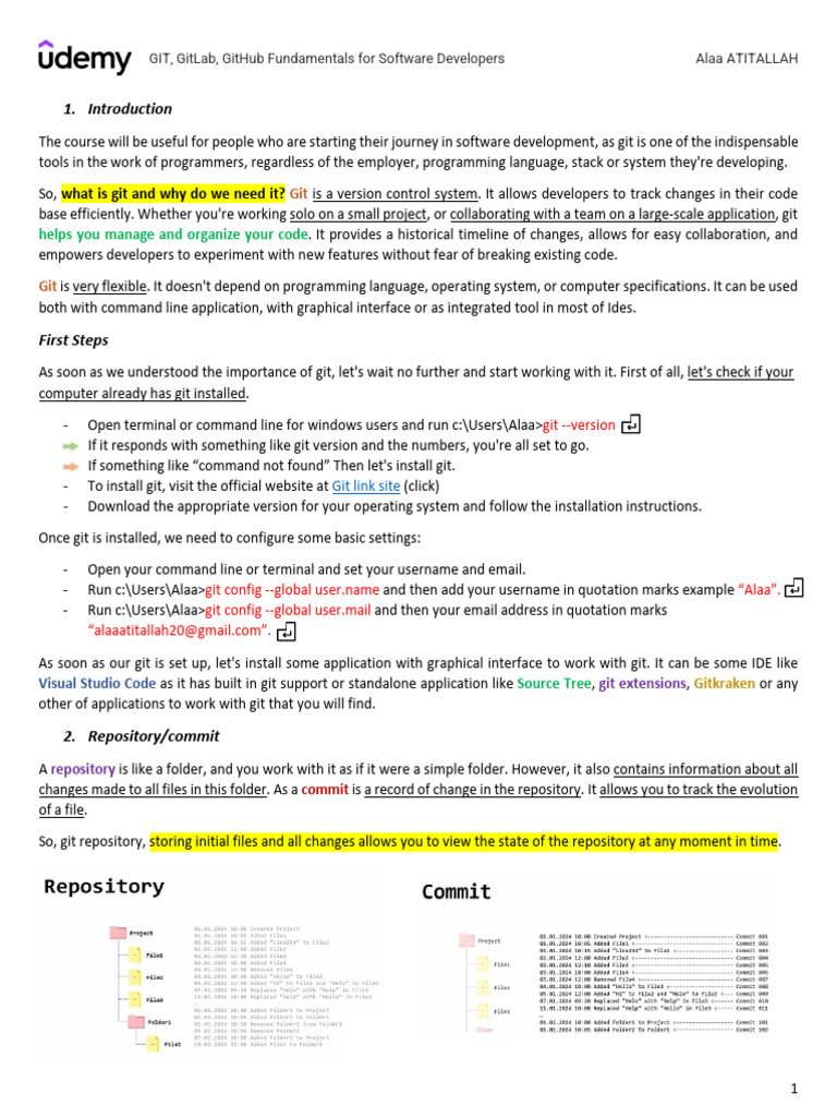 My Git Summary PDF | PDF
