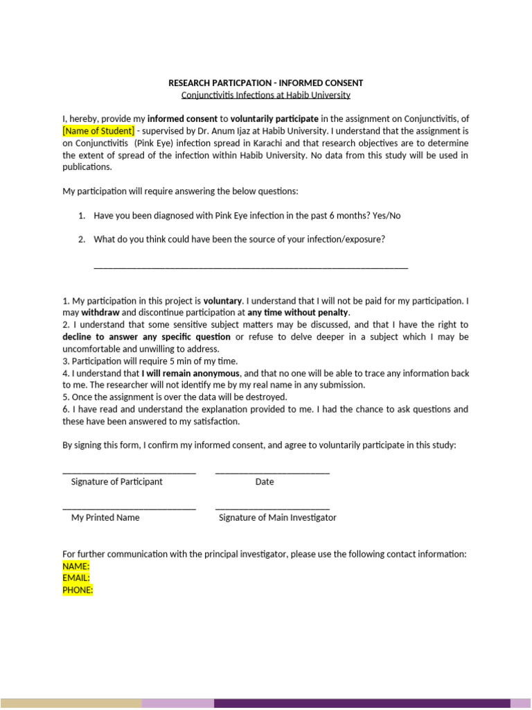 Consent Form (1) | PDF