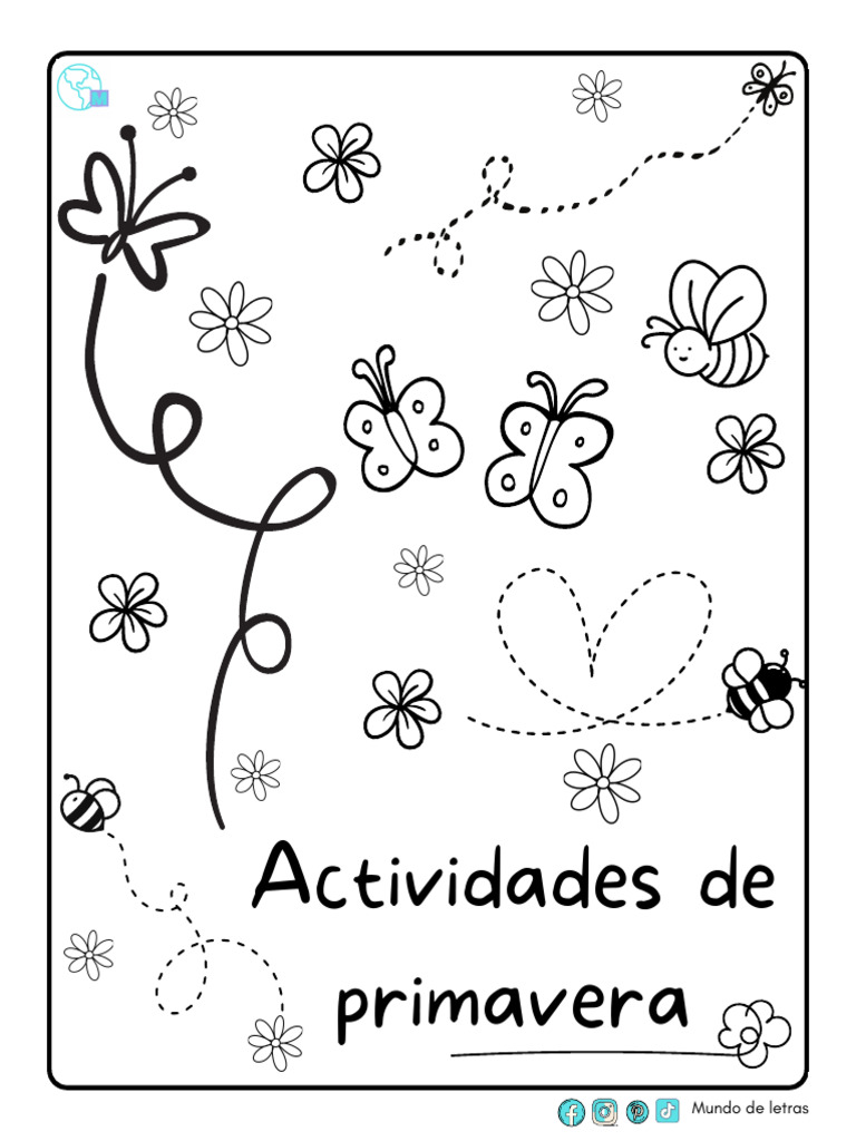 Atividades de Primavera para Crianças | PDF