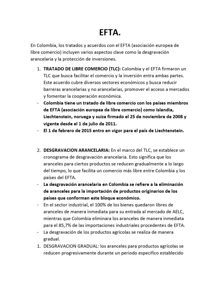 Comparto 'Trabajo Aranceles EFTA Manuela Henao' Con Usted | PDF ... Comparto 'Trabajo Aranceles EFTA Manuela Henao' Con Usted | PDF ...