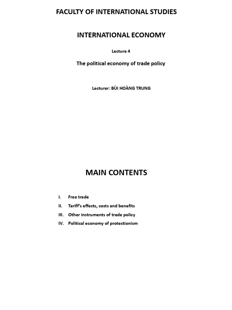 IE LEC 4 - Bùi Hoàng Trung | PDF