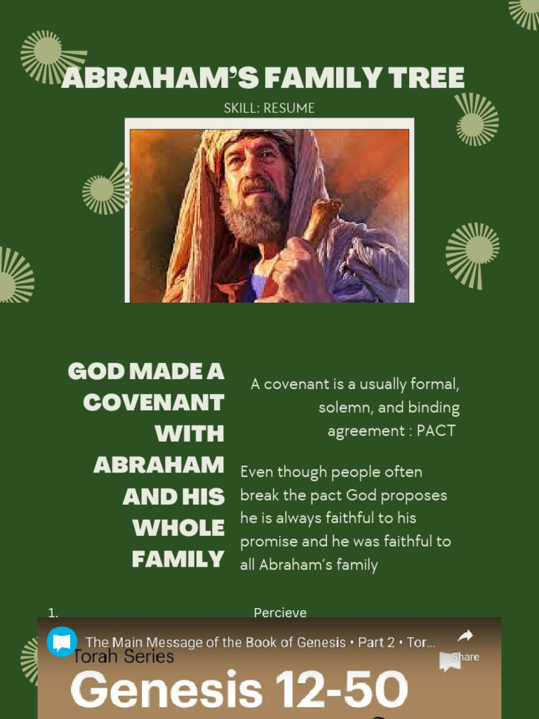 Abraham Family three | PDF