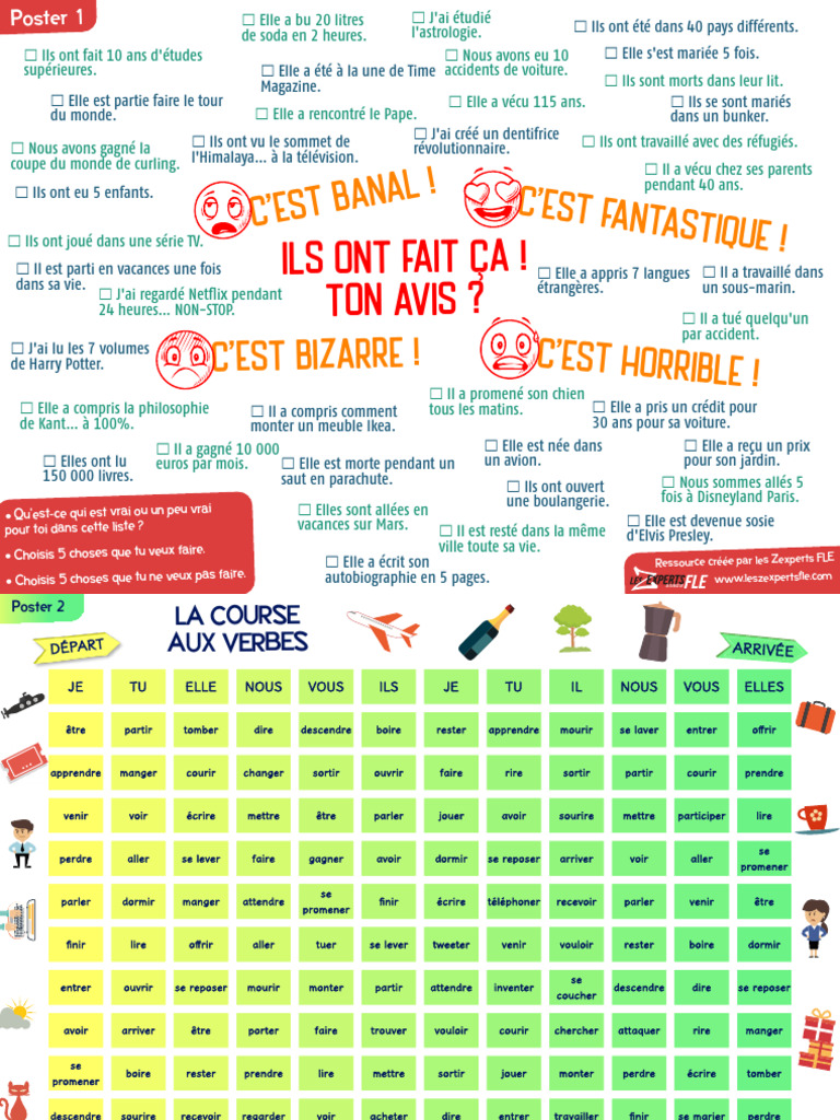 Passé Composé Jeux | PDF