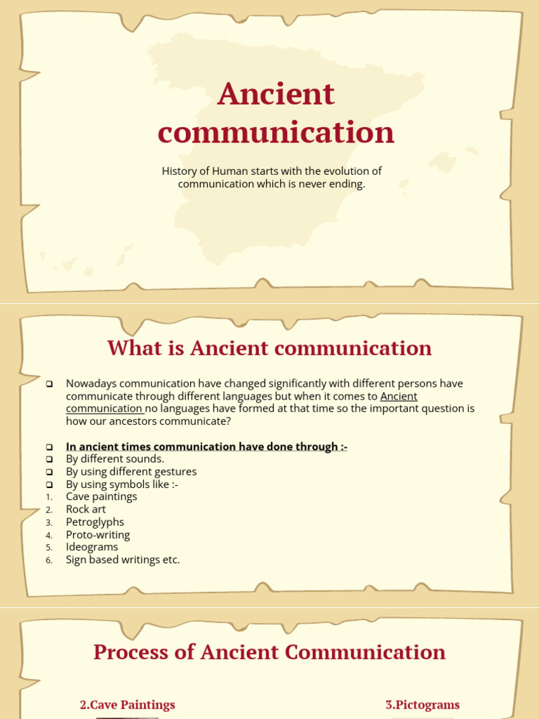 Ancient Communication PDF | PDF | Cuneiform | Writing
