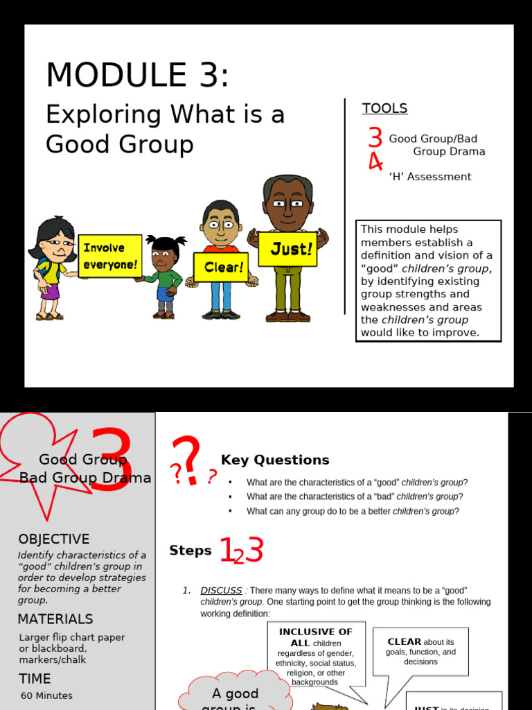 Module 3 - Exploring What Is A Good Group | PDF