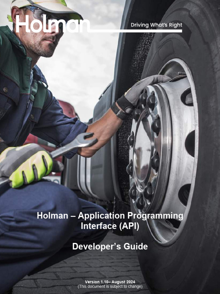 API - Developers Guide - V1.10 PUBLIC 1 | PDF