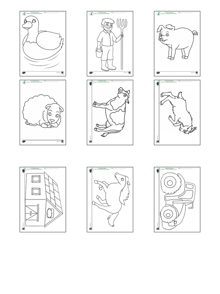 My First Farm Colouring Pack - Ver - 1 | PDF