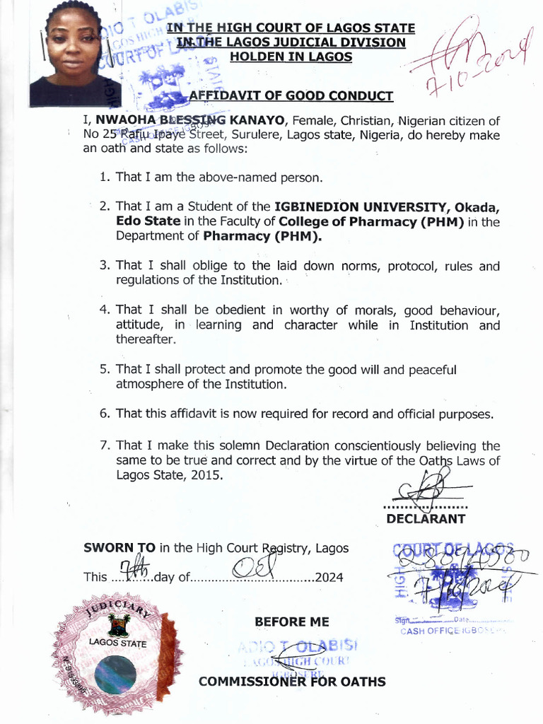 Good Conduct | PDF