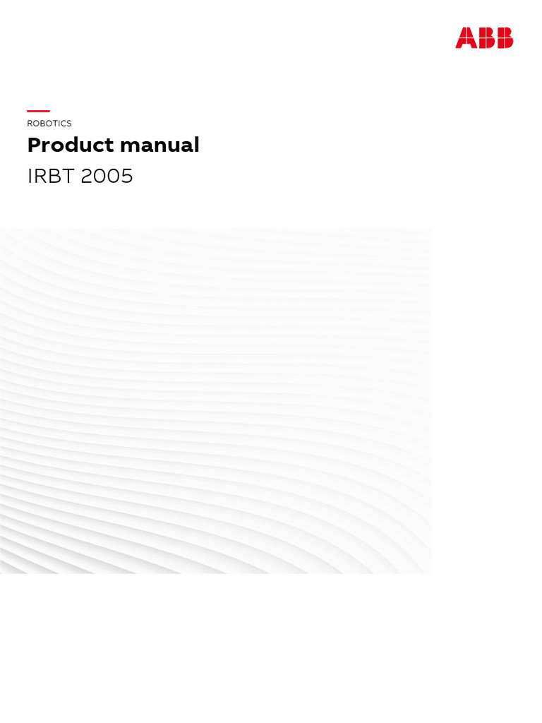 3HAC051130 PM IRBT 2005-En | PDF