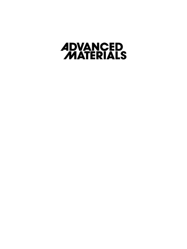 Adv - Materials 2018 30 1800365 SI | PDF