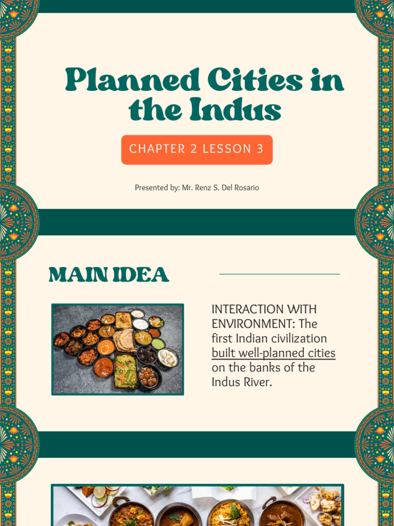 6. Chapter 2 Lesson 3 Planned Cities in the Indus | PDF