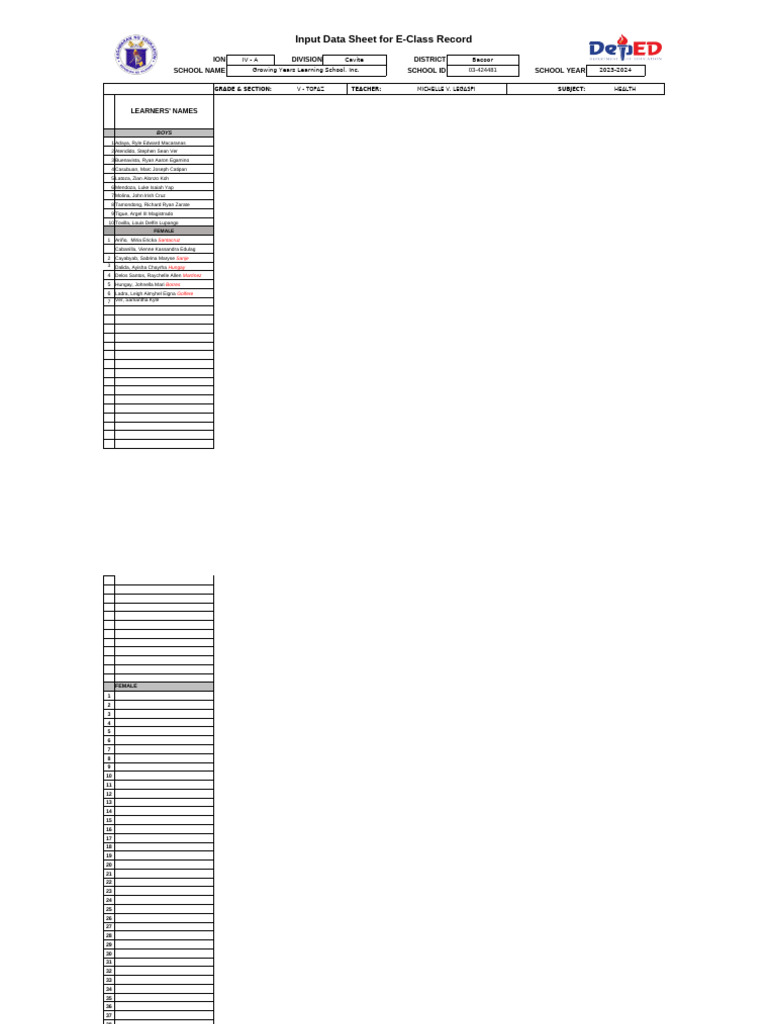 Grade 5 - Health | PDF