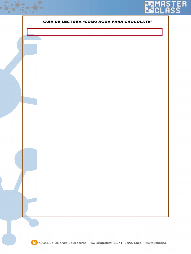 Guia Como Agua para Chocolate | PDF