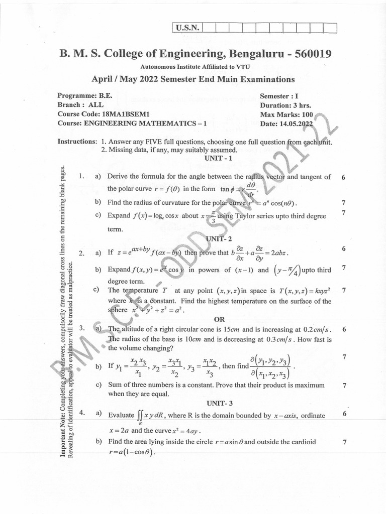 Mathematics 4 Pdf