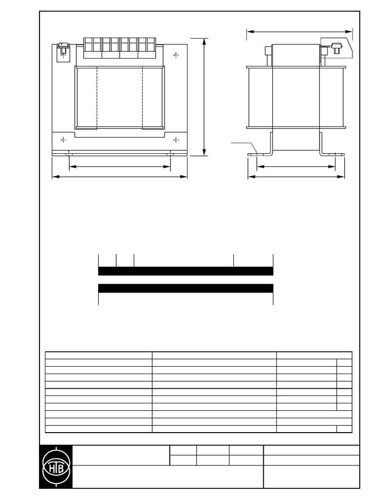 250VA - 600 - 690V - 230V - 01-0838 Datasheet - DE - EN | PDF