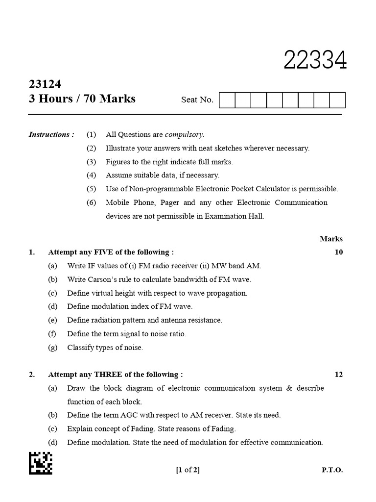 Question Paper Winter 2023 | PDF | Machine Learning | Artificial ...