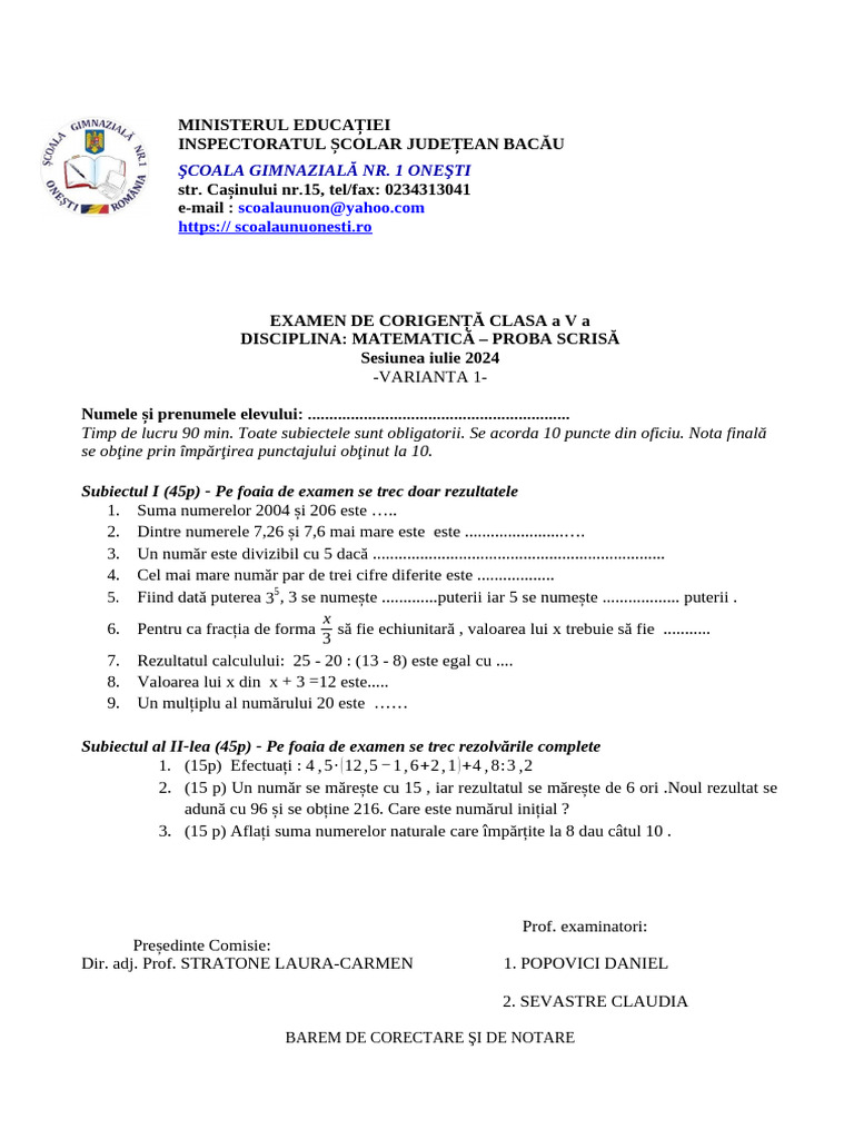 Orindaru Corigenta 5 2024 | PDF