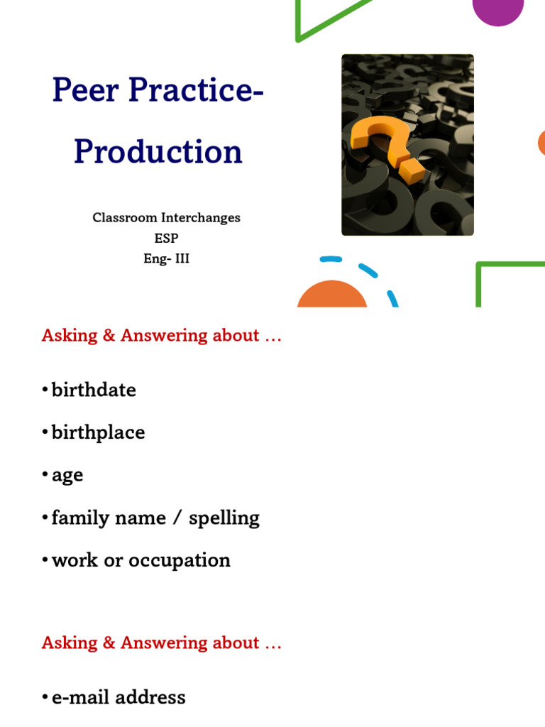 Peer+Practice Production | PDF